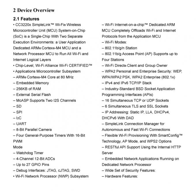 Ti CC3220 190M Long Range Wifi Module Rf Combi Wireless Receiver Module